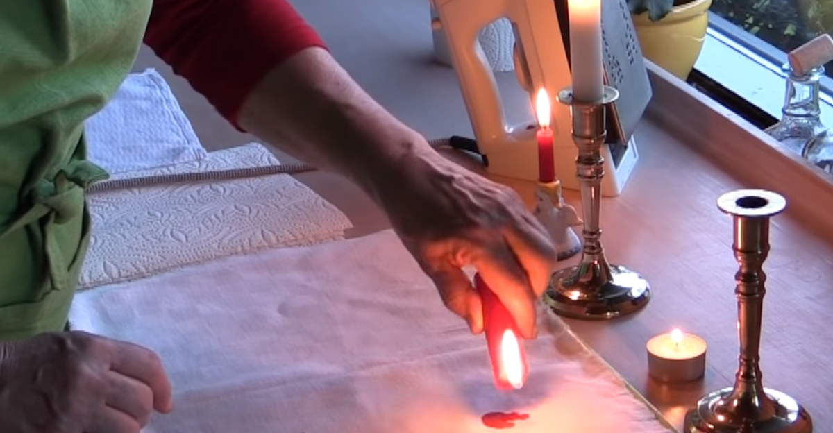 Se, hvordan du fjerner stearin fra dugen, tøjet og andre overflader