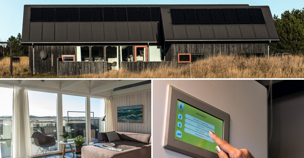 Sommerhus fik solceller og lodret jordvarme