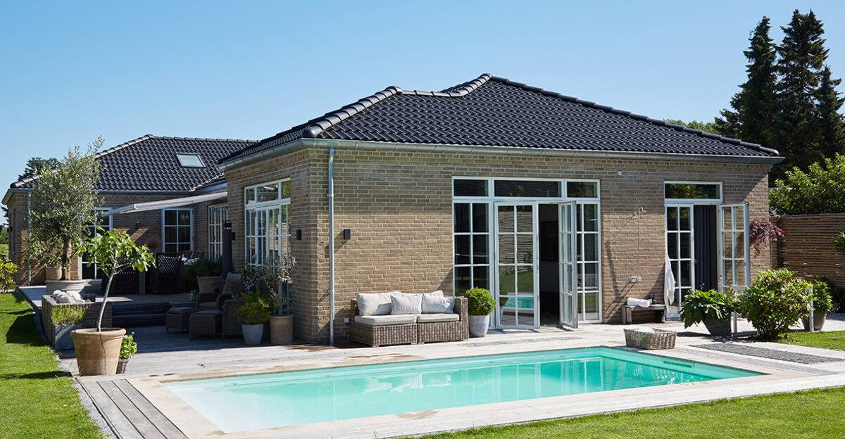 Nybygget hus baseret på eget design