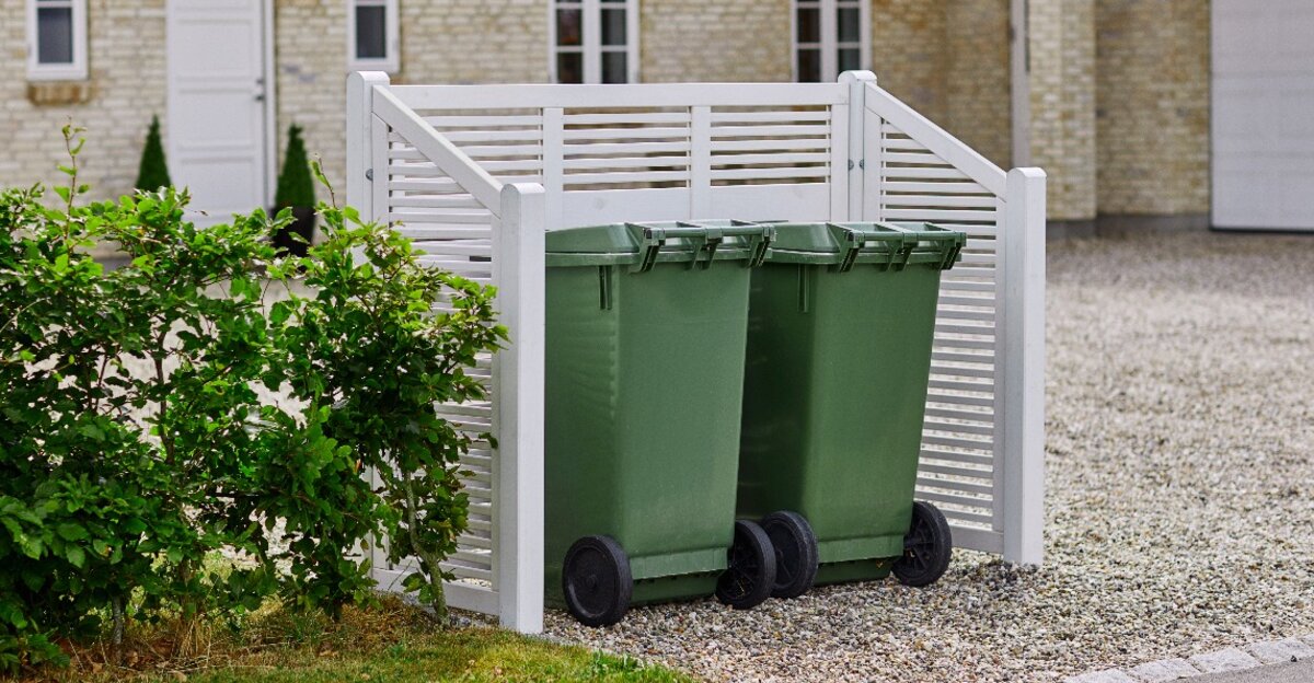 Få 4 gode råd: Sådan kan du skjule dine skraldespande og affaldscontainere