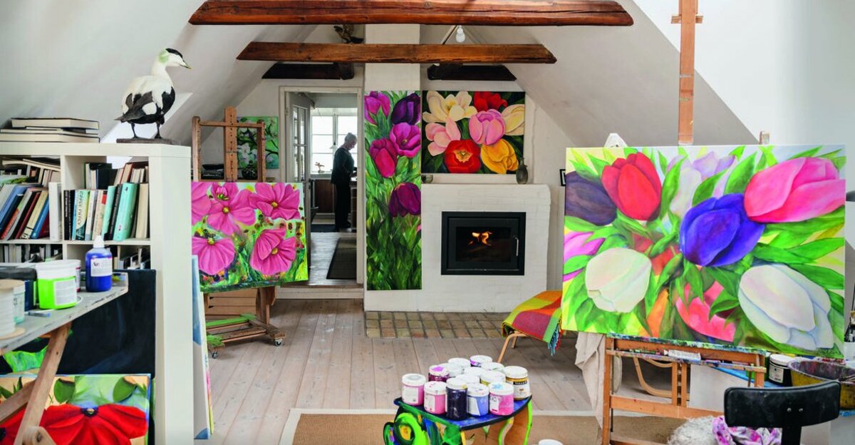 Sådan er det at bo med sin passion: Se Jorit og Flemmings hjem med ...